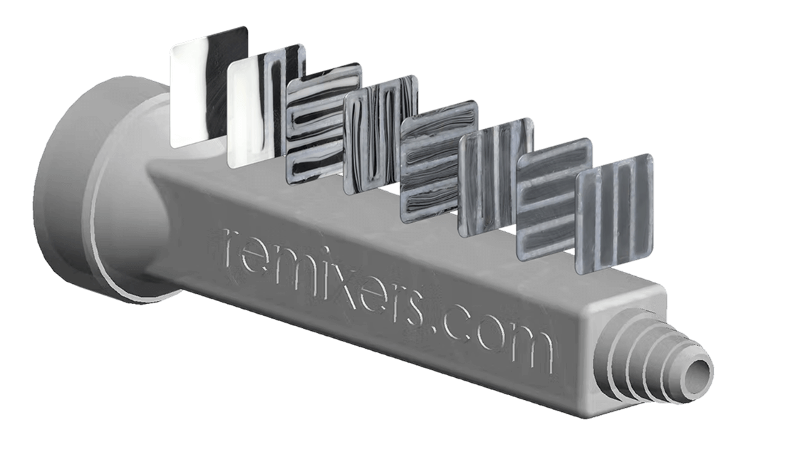 Static Mixers for 2-Part Adhesives | Reduce Waste with Xemex™ – Re Mixers